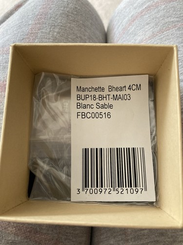 ‘Bangle Up of Paris’ two hearts statement Bangle Manchette boxed RRP £ ...