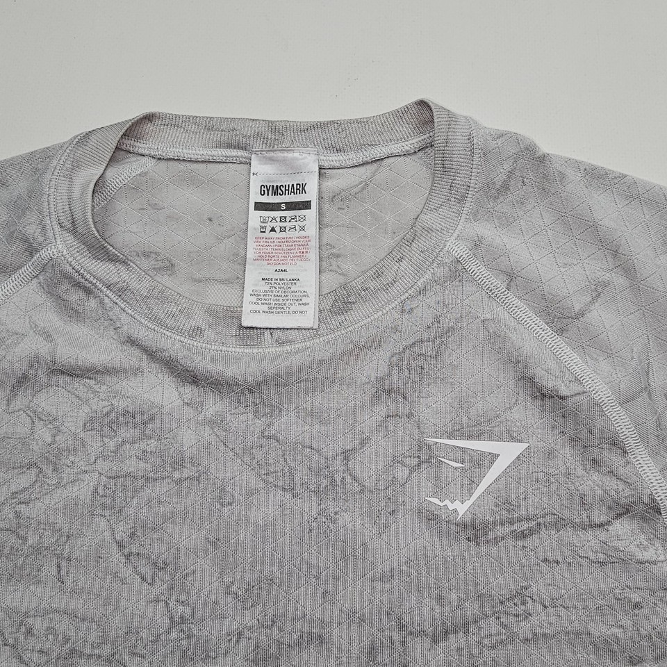 Gymshark Short Sleeve Shirt Compression T-shirt jersey gray size S | eBay