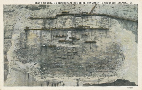 Atlanta GA * Stone Mt. Confederate Memorial in Progress 1920s * | eBay