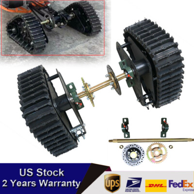 ATV Rear Wheel Buggy Snow Tracks Sand Snowmobile Tracked Vehicle Track ...