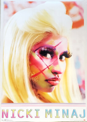 NICKI MINAJ Painted Face Doll Look 2012 22x34 Vintage Original Wall ...