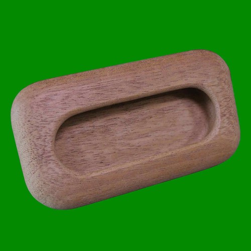 1x Wooden Oak Recessed Pull Handle 102mm, Cabinet Drawer, Kitchen ...