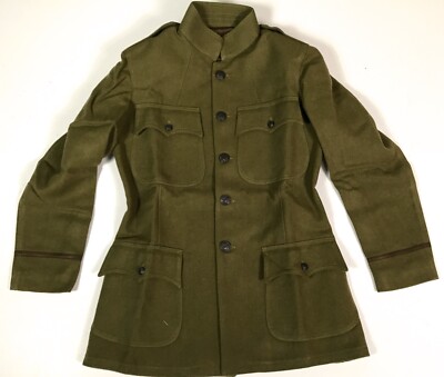 WWI US ARMY M1917 WOOL INFANTRY OFFICER COMBAT FIELD TUNIC- SIZE LARGE ...