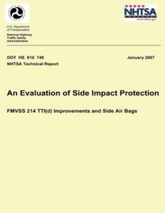 An Evaluation Of Side Impact Protection: Fmvss 214 Tti(D) Improvements ...