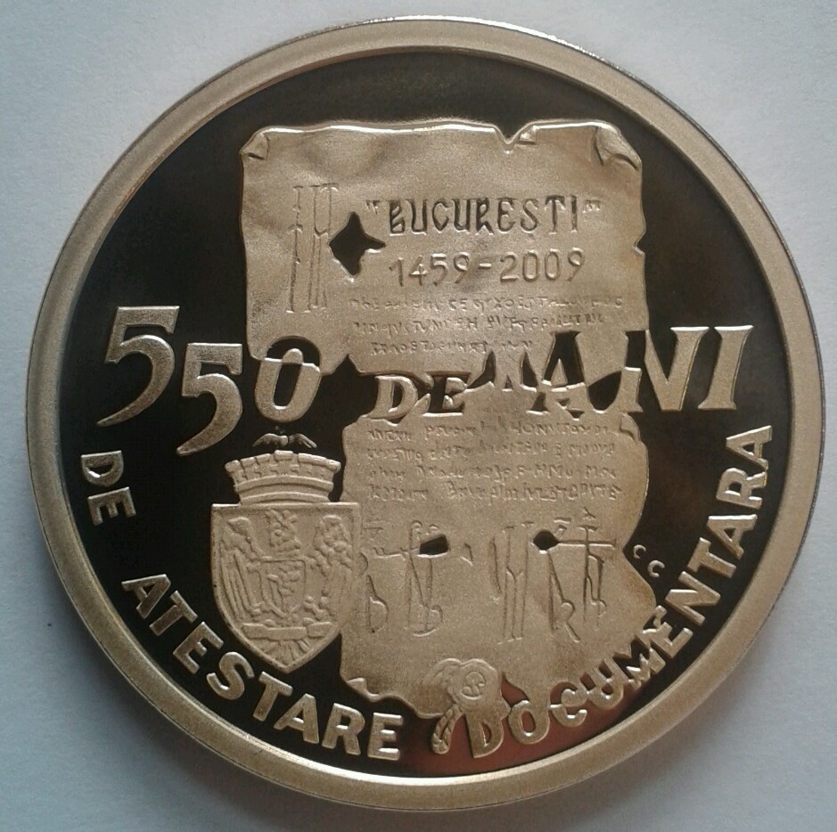 Romania Count DRACULA coin Romanian VLAD TEPES impaler Bucharest ...