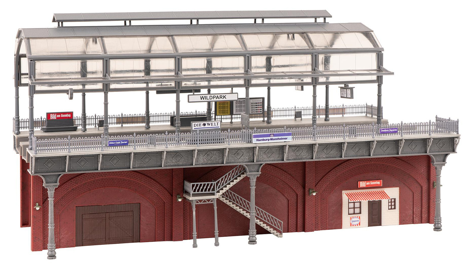 FALLER H0 120580 Urban Elevated Railway Station Model Kit 1 87 for sale ...