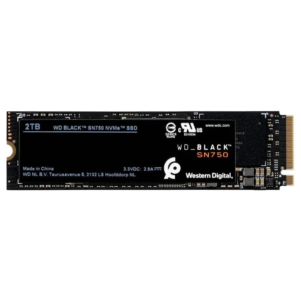 100% Authentic WD Black SN750/SN750 SE 500G/1TB/2T M.2 NVMe Internal ...