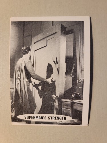 1965 Superman Cards, Superman's Strength, #8. | eBay