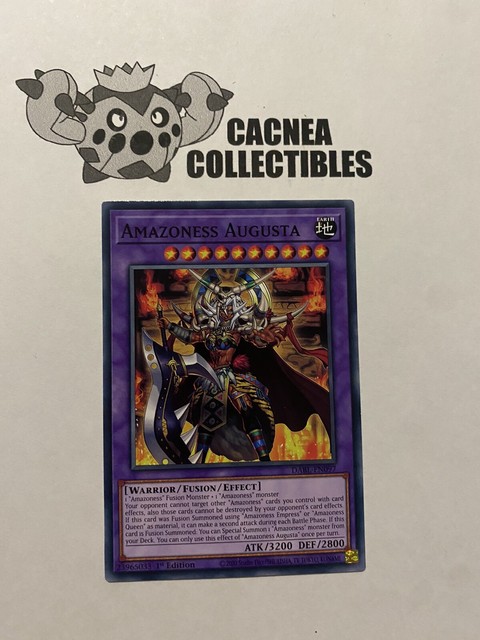 Yu-Gi-Oh! TCG Amazoness Augusta Darkwing Blast DABL-EN097 1st Edition ...