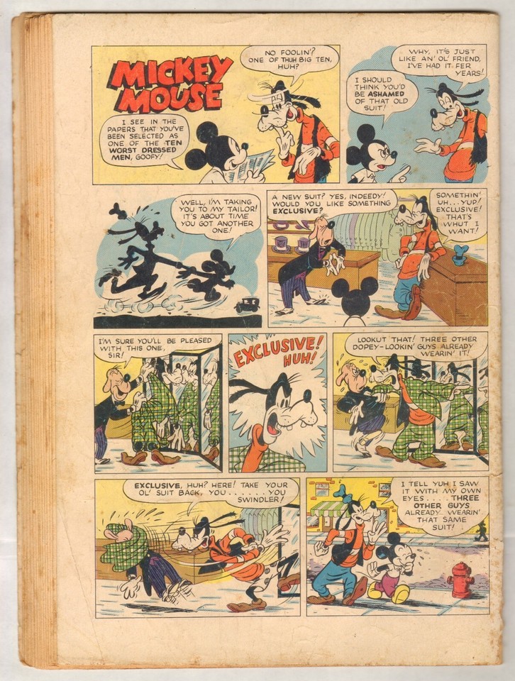 Four Color Comics #352 (GD/VG) (1951, Dell) [b] Mickey Mouse! | eBay