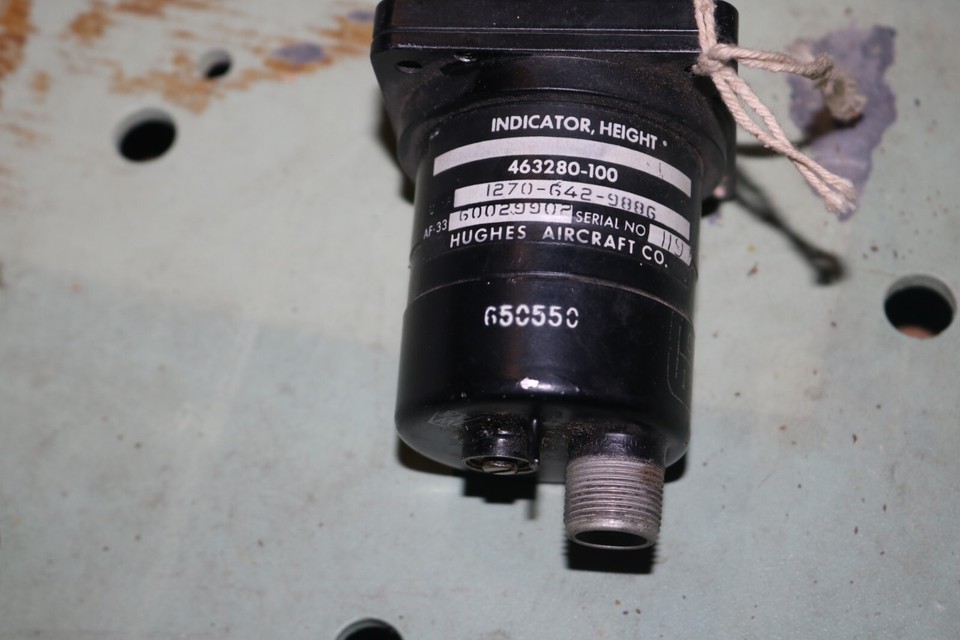 Vintage USAF F-102 Delta Dagger Target altitude gauge indicator ARR-4 ...