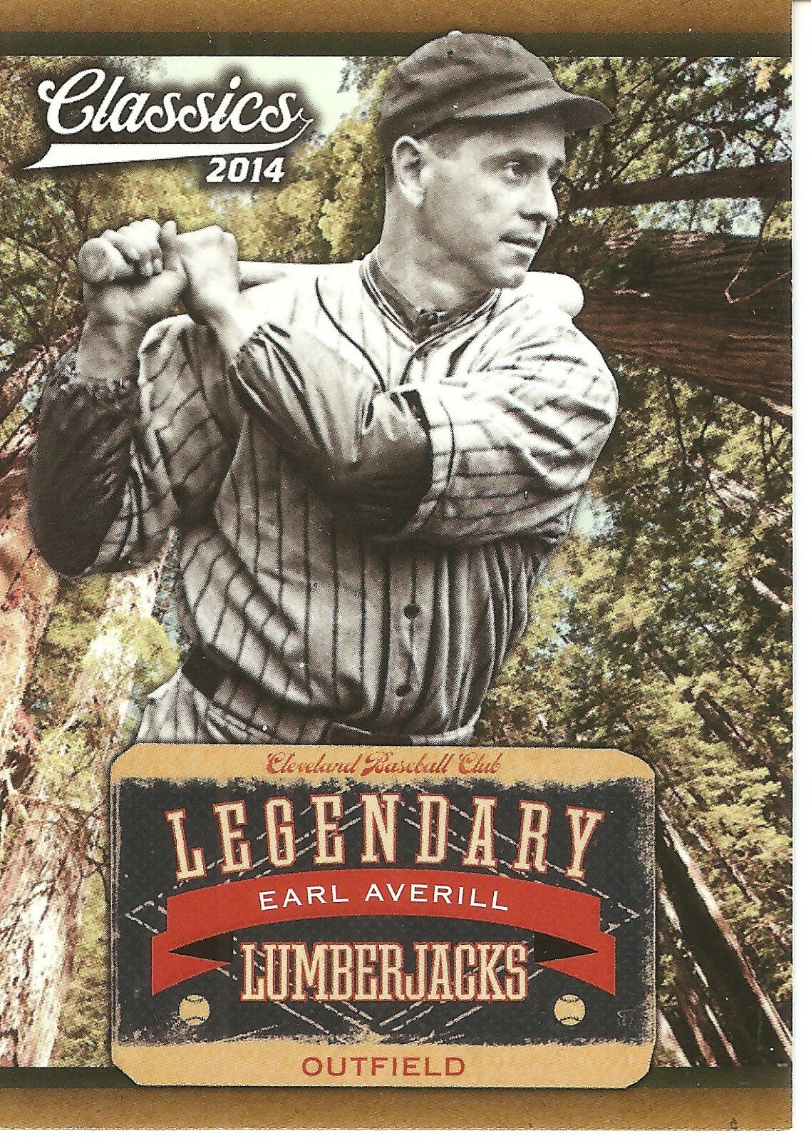 2014 CLASSICS LEGENDARY LUMBERJACKS EARL AVERILL BASEBALL CARD #7 | eBay