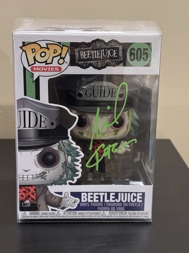 Betel juice Pop Funko #605 Signed By Micheal Keaton!! COA Provided | eBay
