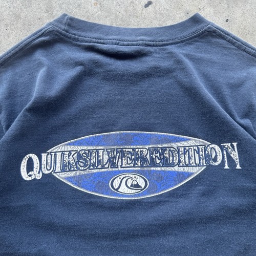 Vintage 90s Quicksilver Flower Surf Style Tee Shirt | eBay