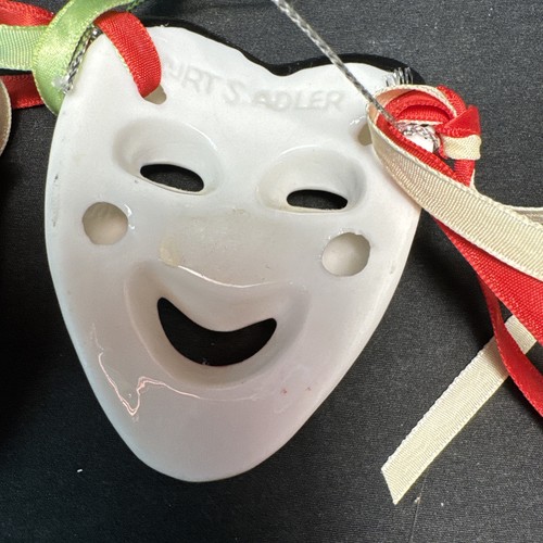 Comedy Tragedy Drama Theatre Ceramic Wall Decor Face Mask Art SMALL | eBay
