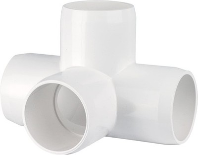 PVC- 4 way L/T 1¼" (Furniture Grade White) | eBay
