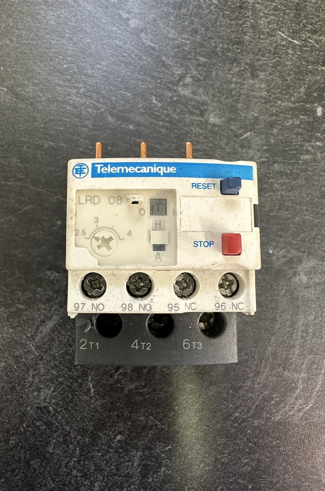 SCHNEIDER TELEMECANIQUE LRD 21 / LRD21 / 12-18A ELECTRONIC OVERLOAD ...