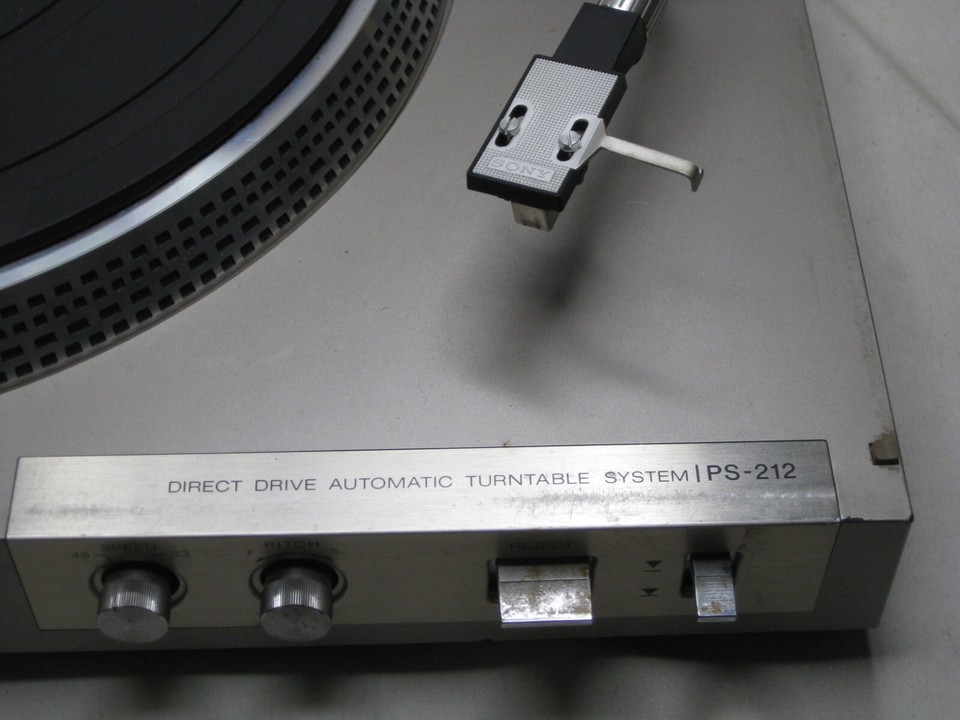 not tested vintage SONY PS-212 Direct Drive Automatic Turntable record ...
