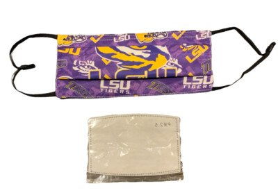 LSU Tigers College NCAA Face Mask ( LOT OF 3 ) | eBay