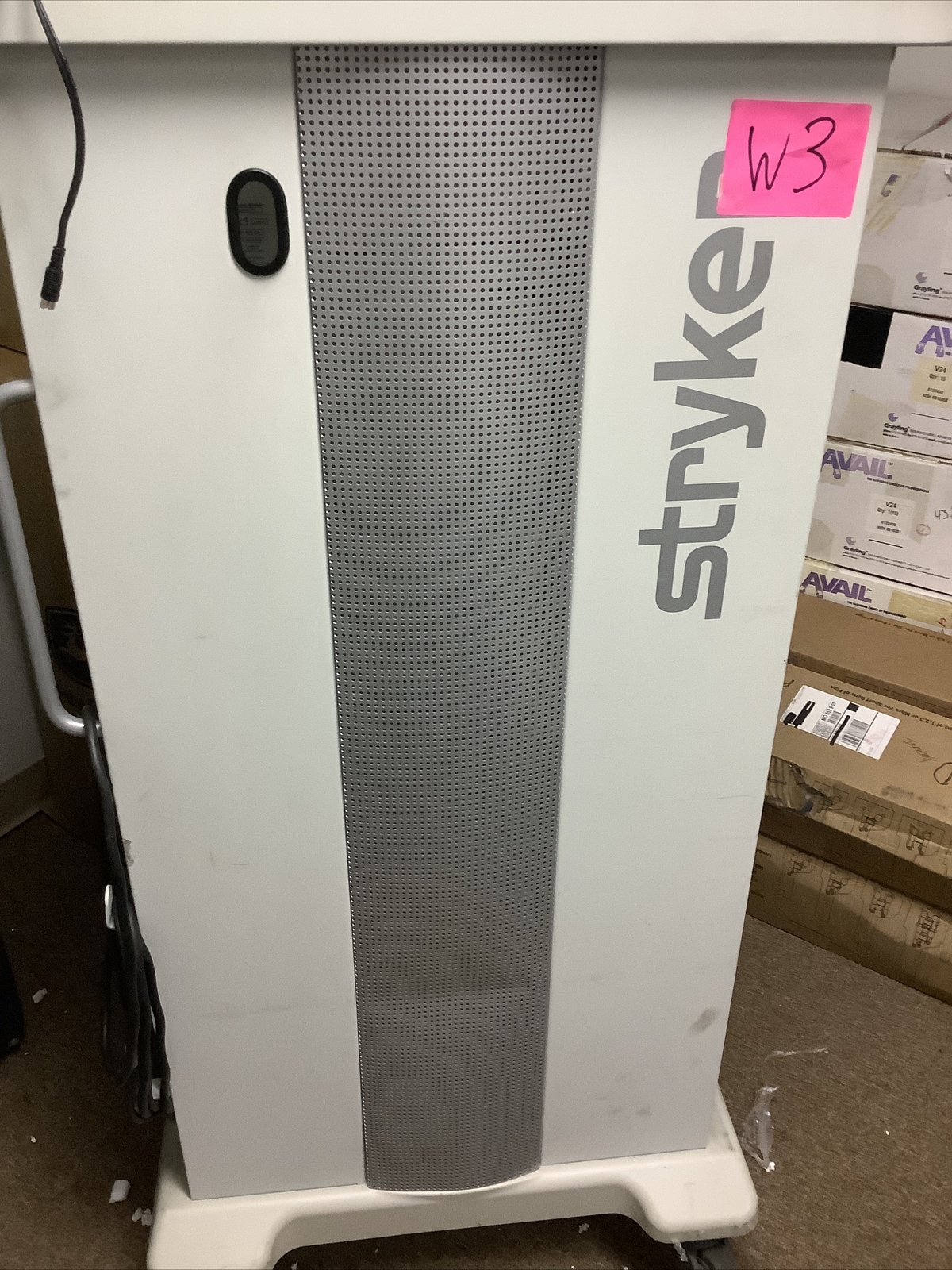 Stryker Auxiliary Cabinet Cart | eBay