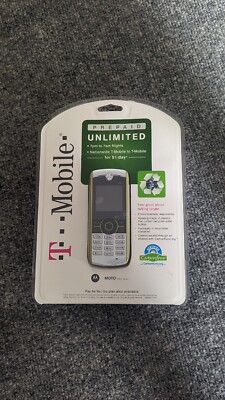 NEW/SEALED - TMobile Green Prepaid Moto W233 | eBay