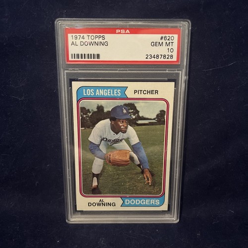 'RARE' 1974 Topps #620 Al Downing graded by PSA Gem Mint 10 (Pop 20) | eBay