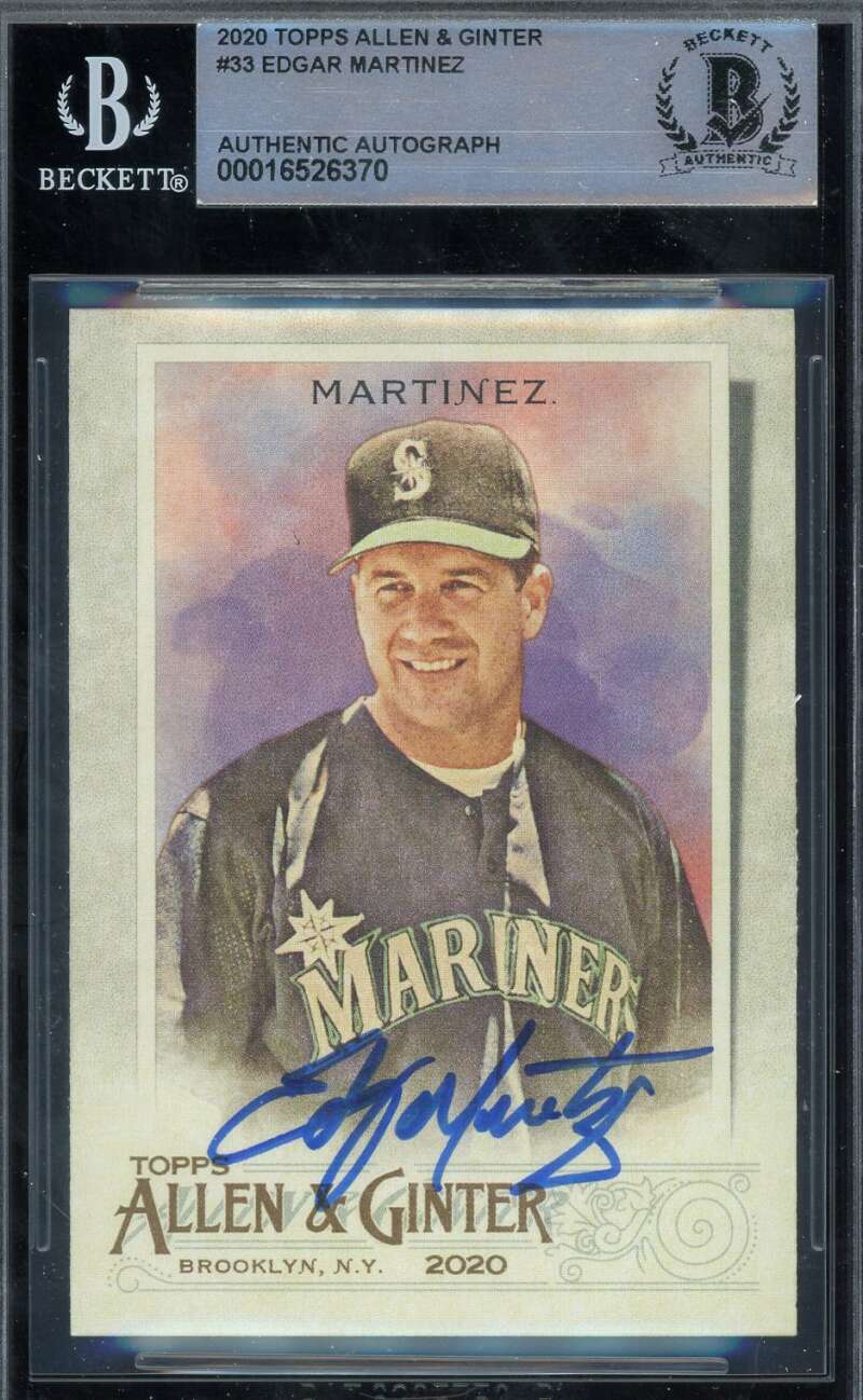 Edgar Martinez Autographed Memorabilia | Signed Photo, Jersey ...