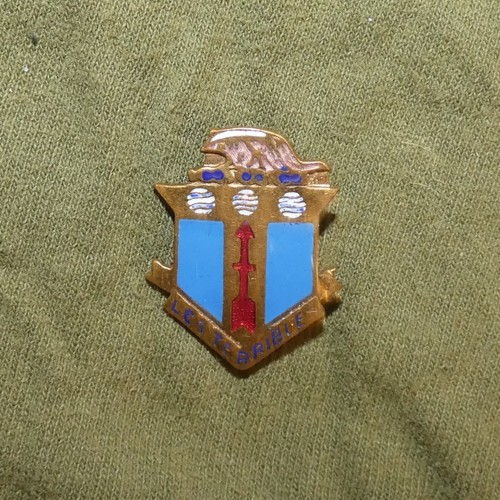 Original WW2 1st Medical Battalion DUI Unit Crest (screw back/NS Meyer ...