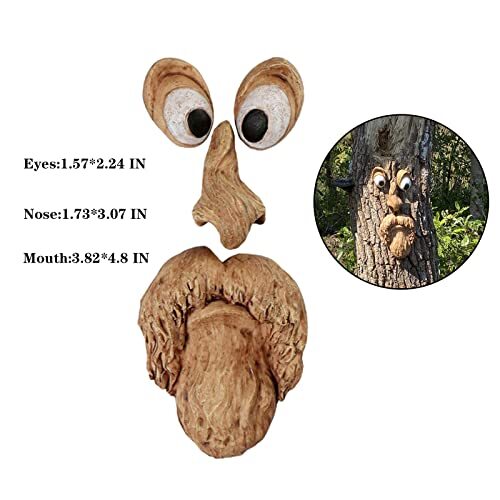 Old Man Tree Face Hugger Bark Ghost Facial Features Decoration for ...