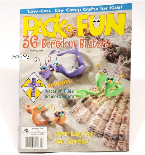 Pack O Fun Magazine June/July 2003 36 Boredom Busters | eBay