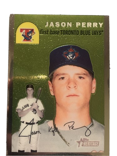 2003 Jason Perry BLue Jays Topps Heritage Chrome #THC27 Baseball Card ...