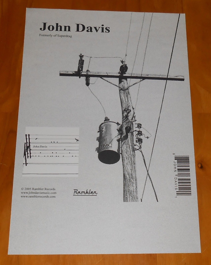 John Davis Poster Promo 2005 Original 11x17 Superdrag RARE | eBay