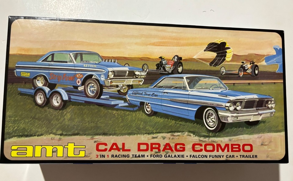 AMT Ford Falcon Cal Drag Combo Falcon Wheels & Tires ONLY 1/25 kit bash ...