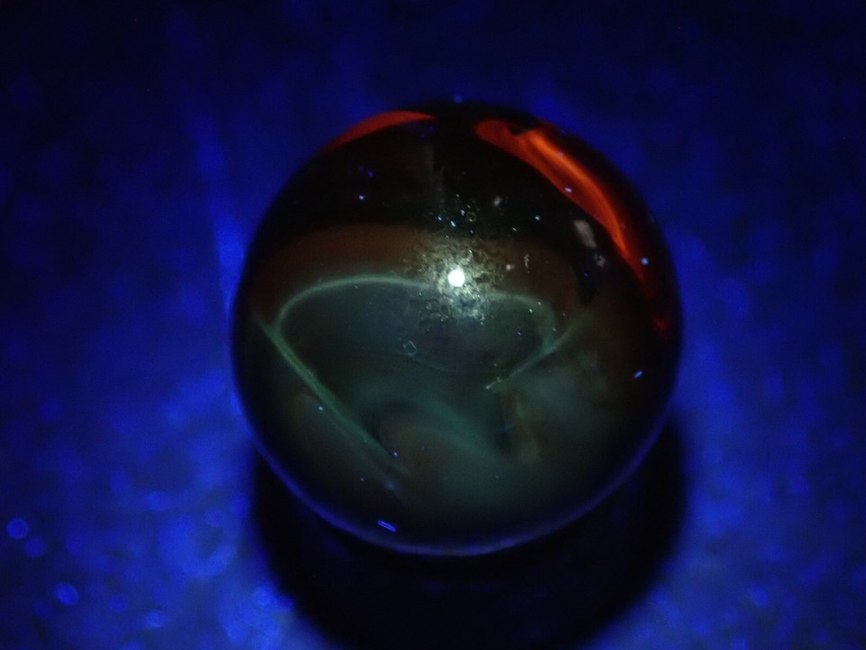 Marbles Rare Christensen Agate Hand Gathered Red Devil 0.594” R | eBay