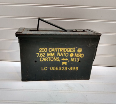US Military NATO Field Gear Ammo Ammunition Chest Box Can M19A1 S.C.F ...