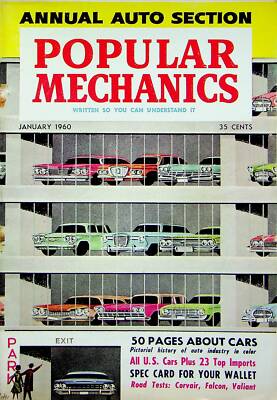 Mechanix Illustrated Magazine January 1960 Parade of Imported Cars ...