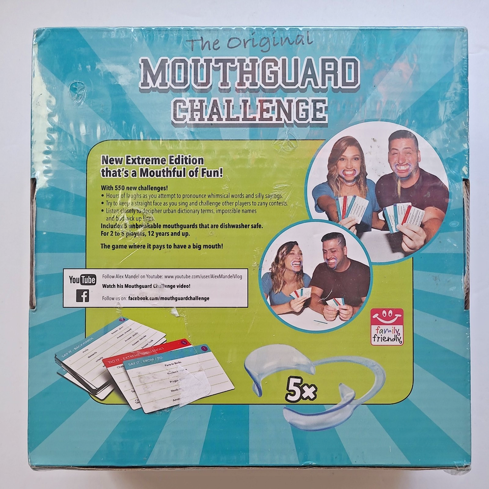 New Original Mouthguard Challenge Extreme Mouth Alex Mandel Funny ...