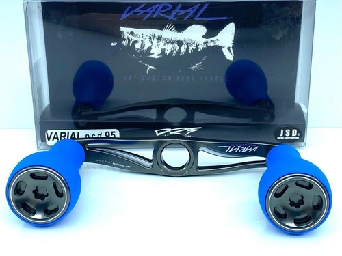 Varial DRT Handle 95mm Slim GP Blue Gunmetal Knob Used Shimano Daiwa ...