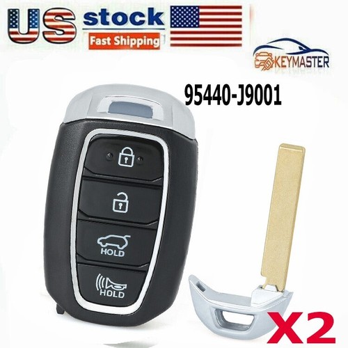 2X 95440-J9001 Keyless Prox Remote Key Fob for Hyundai Kona 2018 -2021 ...