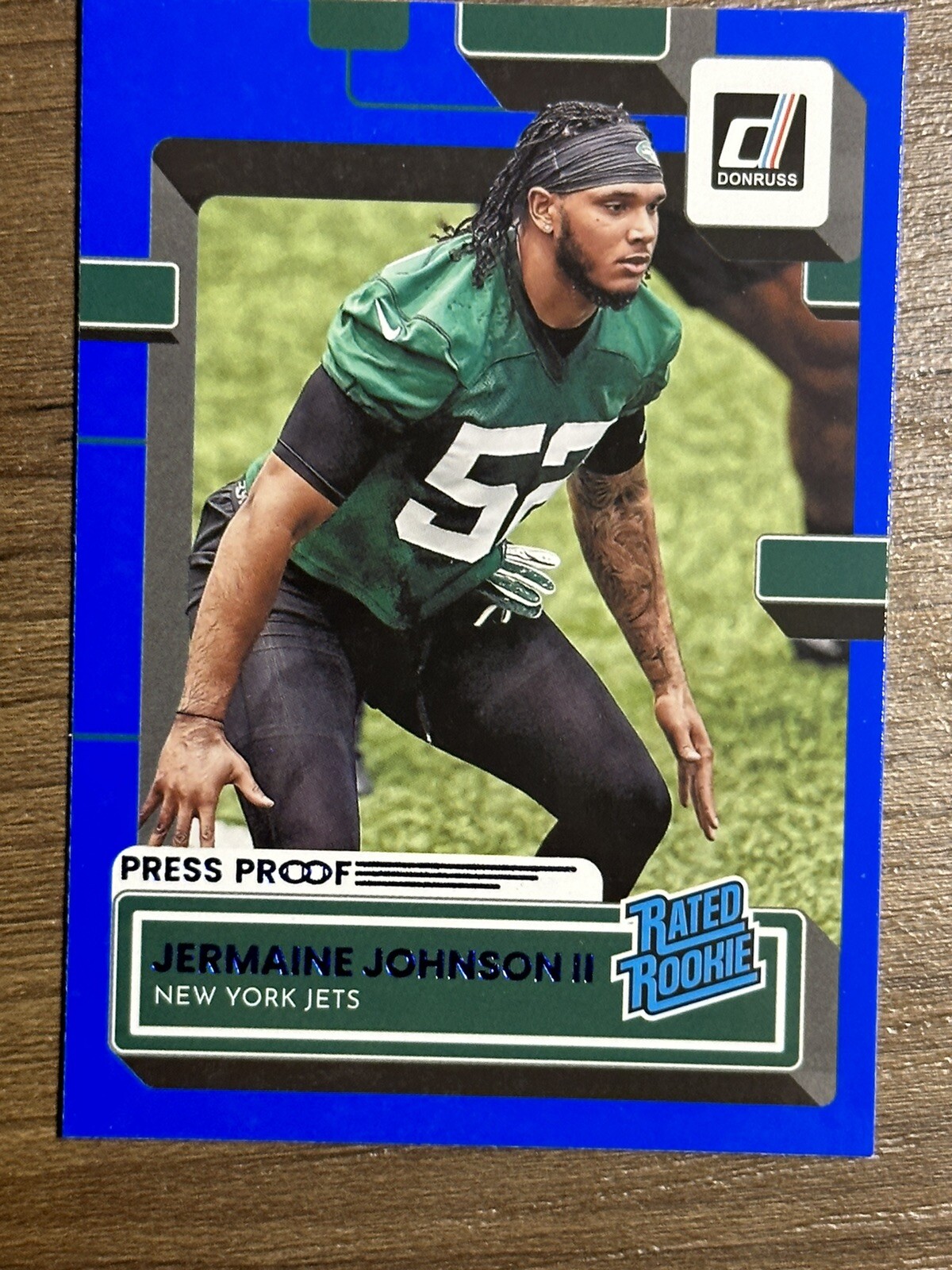 2022 Panini Donruss - Rated Rookie Press Proof Red #358 Jermaine ...