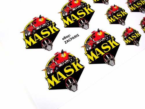 Stickers for KENNER M.A.S.K LOGO Stickers (14 IN TOTAL ON 1 SHEET) | eBay