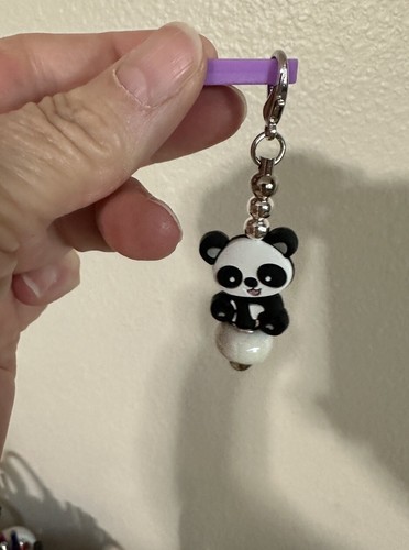 Panda Tumbler Charm, Backpack Clip, Purse Charm, Panda Gift, Stanley ...