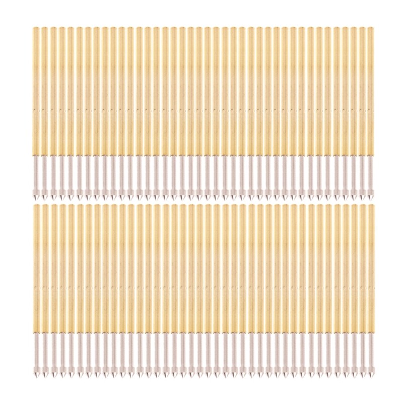 100 Pcs Spring Test Probe Pogo Pin P100-E2 Dia 1.36mm Length 33.3mm | eBay