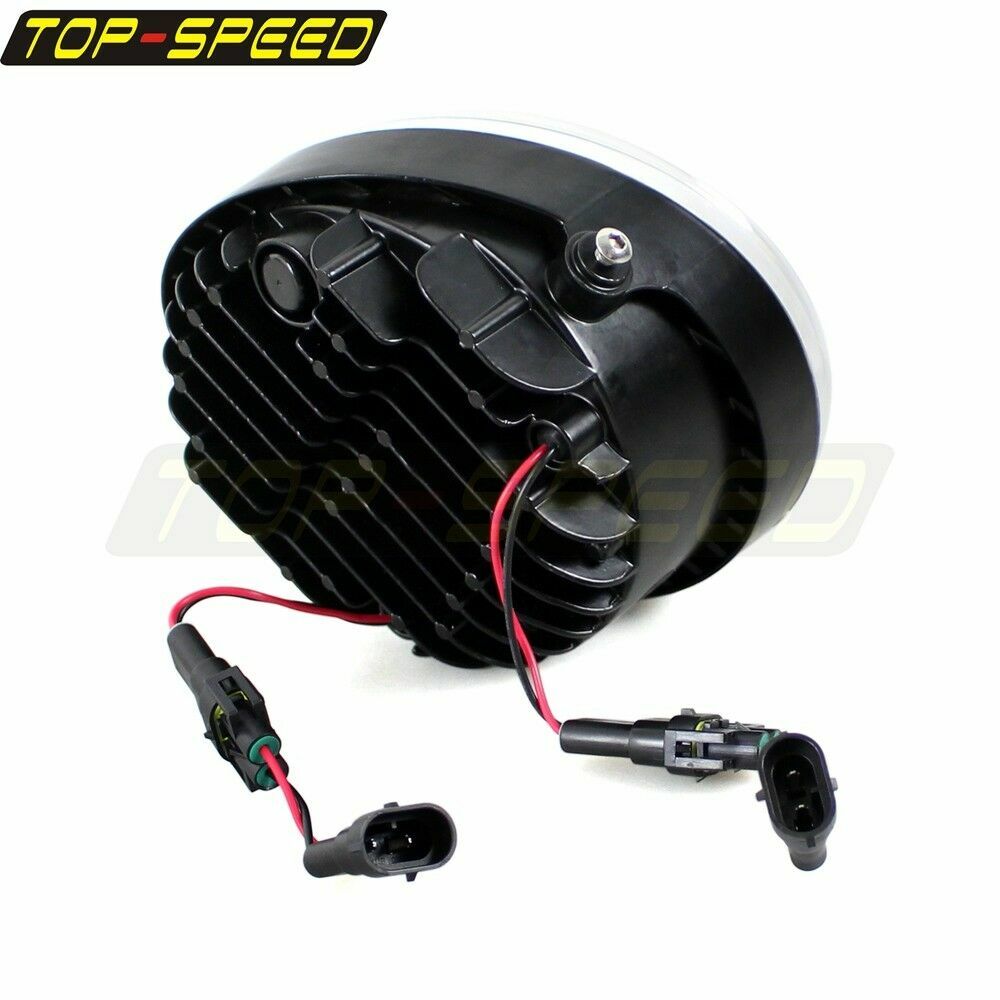 DOT Approved LED Headlight Hi/Lo Projector For Harley Street Rod V-ROD ...