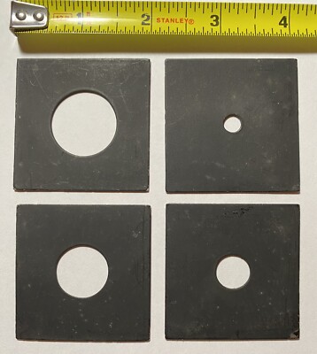 Lens Board Set For Enlarger or View Camera? Steel Matte Black Finish 2 ...