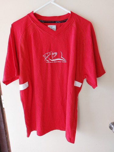 HOLDEN Shirt RACING TEAM HRT SUPERCARS TOP V NECK SHIRT SIZE M | eBay