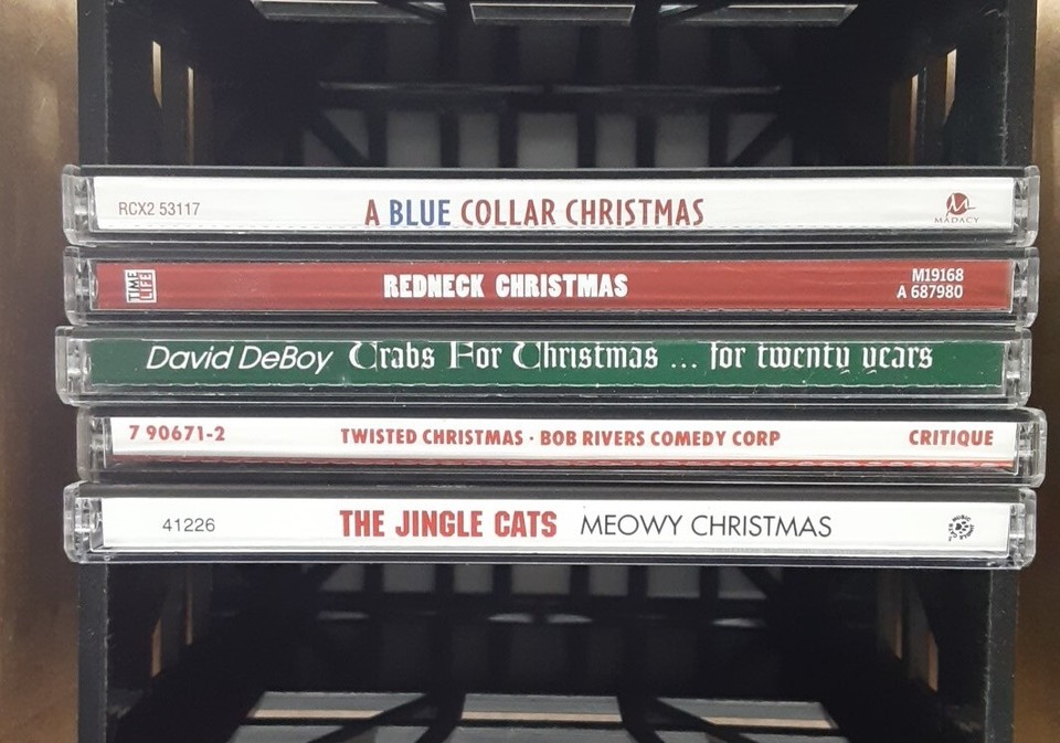 Christmas Humor Comedy CD lot of 5 Redneck Blue Collar Jingle Cats Bob ...