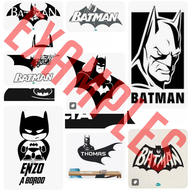 Custom metal wall art Bat batman Dc Marvel gengar Koenigsegg gift | eBay