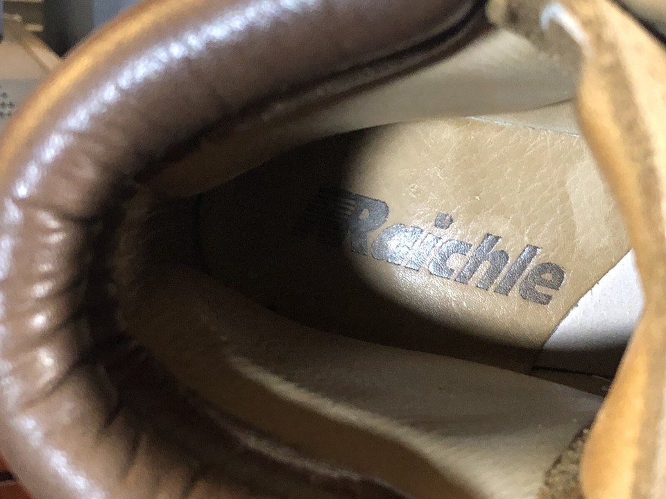 Raichle Vintage Hiking Boots Size 3 N Switzerland Mountaineering ...