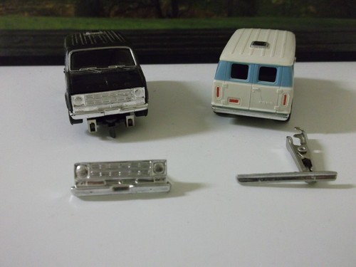 Aurora AFX reproduction Ford van front and back bumpers | eBay